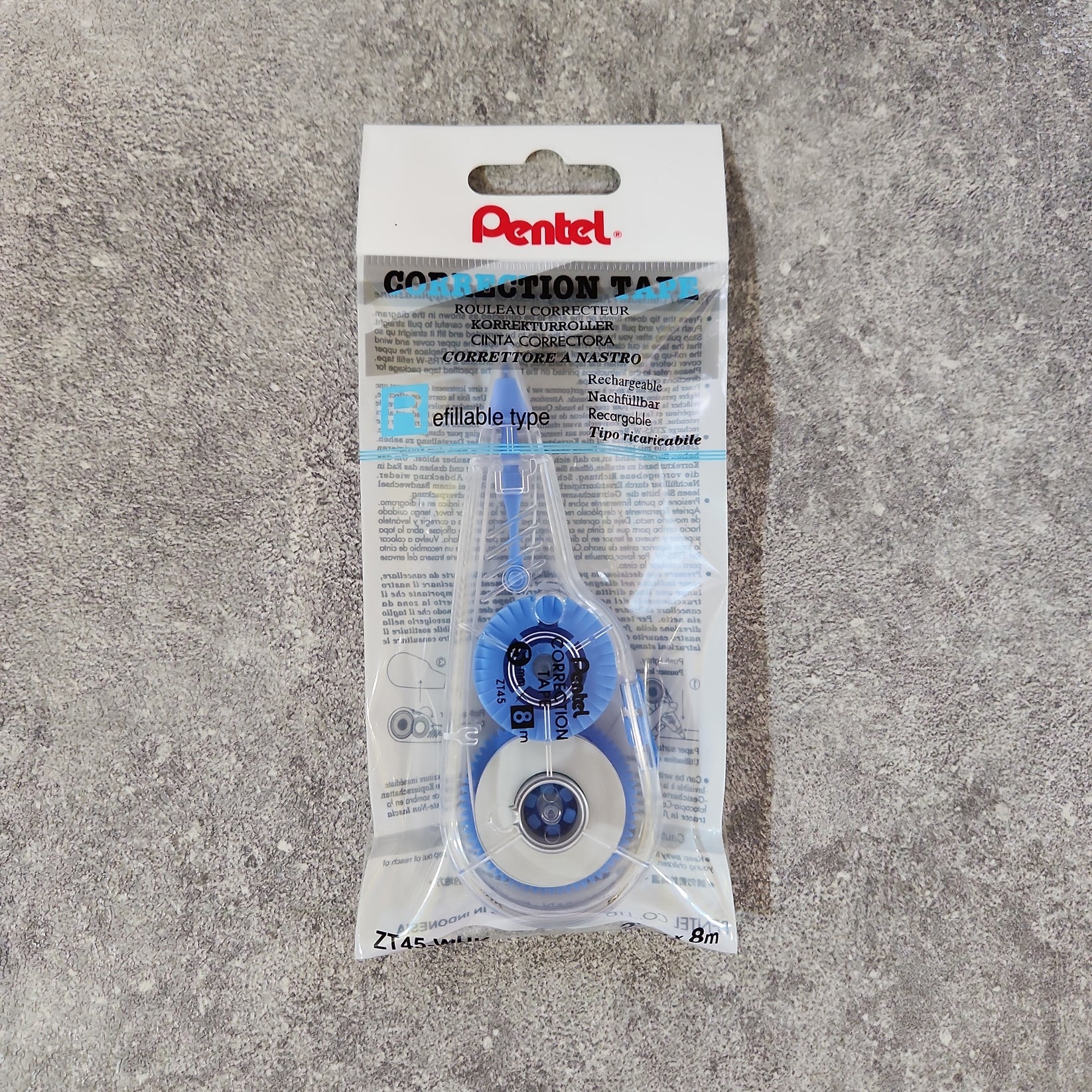Pentel correction tape Correction Tape ZT45-W – 水豚文具 x 水豚運動 x 友誠印務